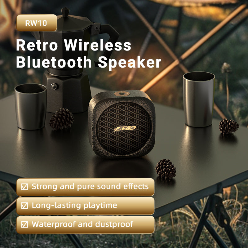 Fenda RW10 Retro Portable Bluetooth Speaker | Waterproof Mini Speaker ...